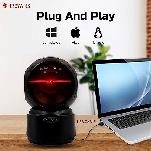 Shreyans 1D 2D Barcode & QR Desktop Scanner – Shreyanspos
