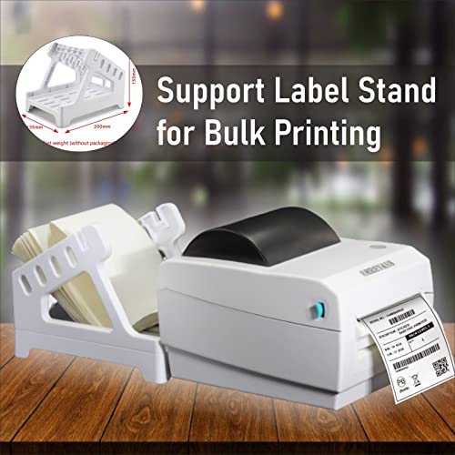 SHREYANS (CD410) 100mm Bluetooth Barcode Label + Receipt Printer with ...