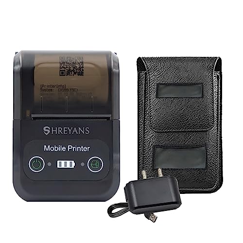 Mini Portable Inkless Thermal Printer with Bluetooth Connectivity ...